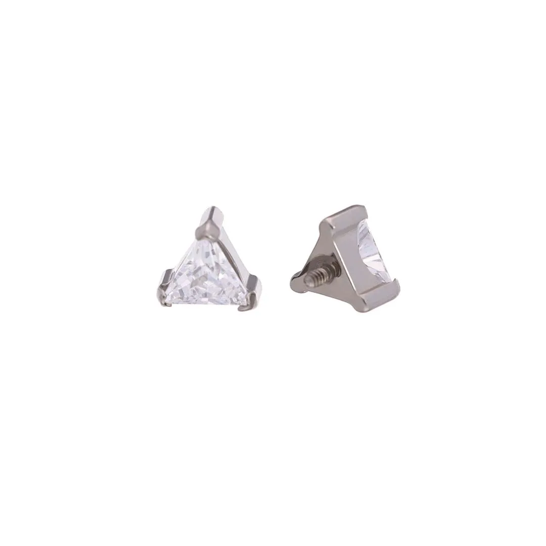 Prong Set Triangle - Tremun Piercing