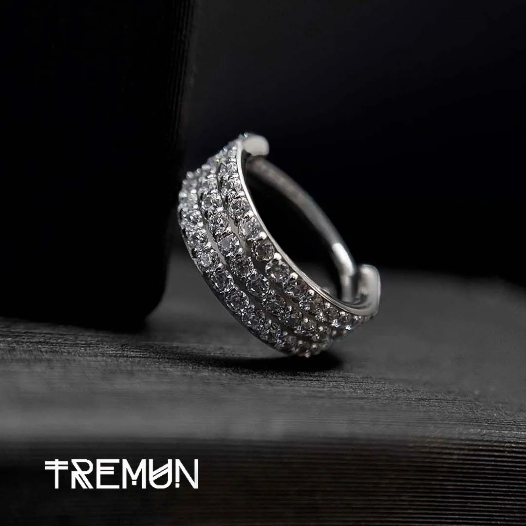 Triple Cuff CZ - Tremun Piercing
