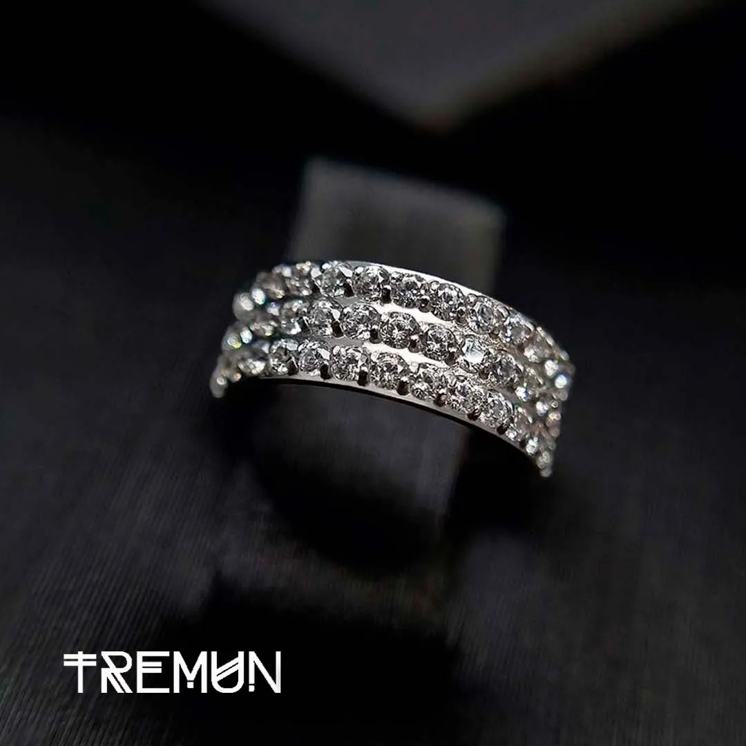 Triple Cuff CZ - Tremun Piercing
