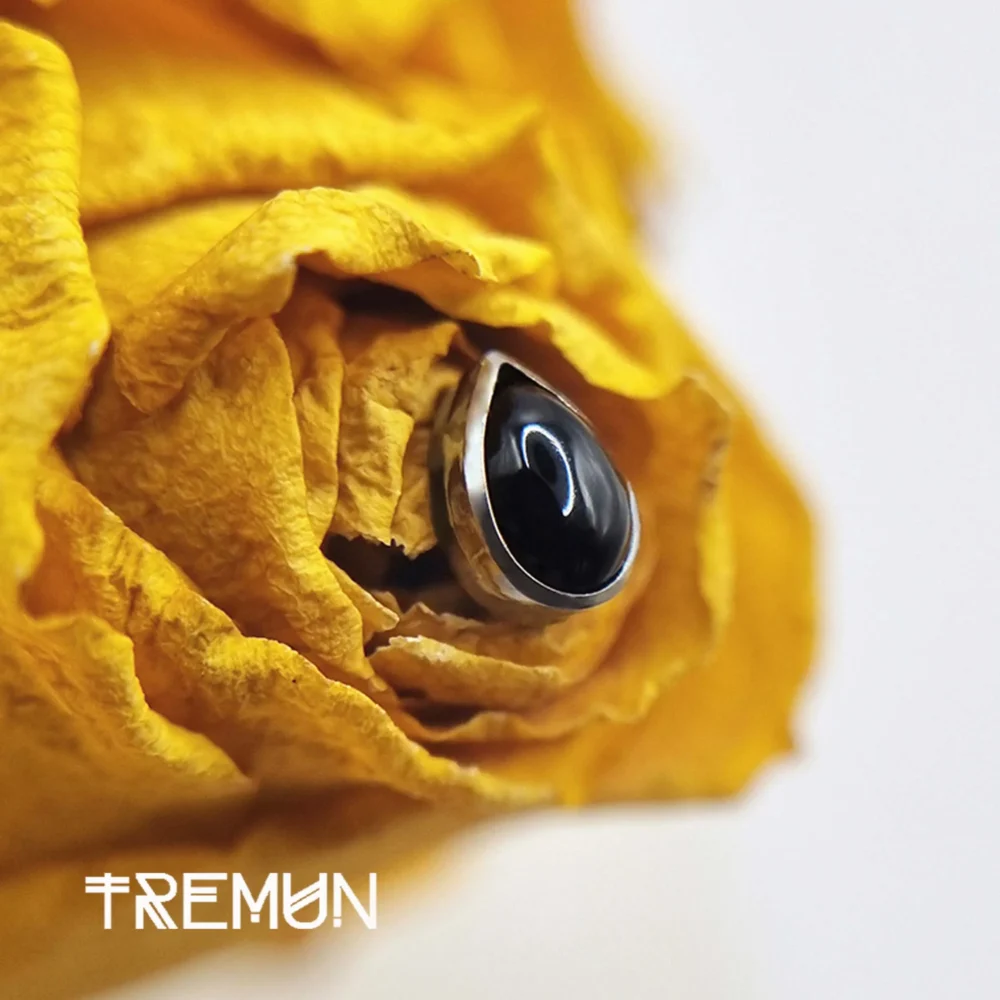 Teardrop Onyx - Tremun Piercing
