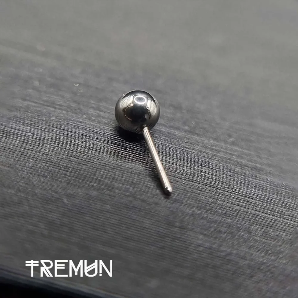 F-136 Titanium Ball Push Pin - Tremun Piercing