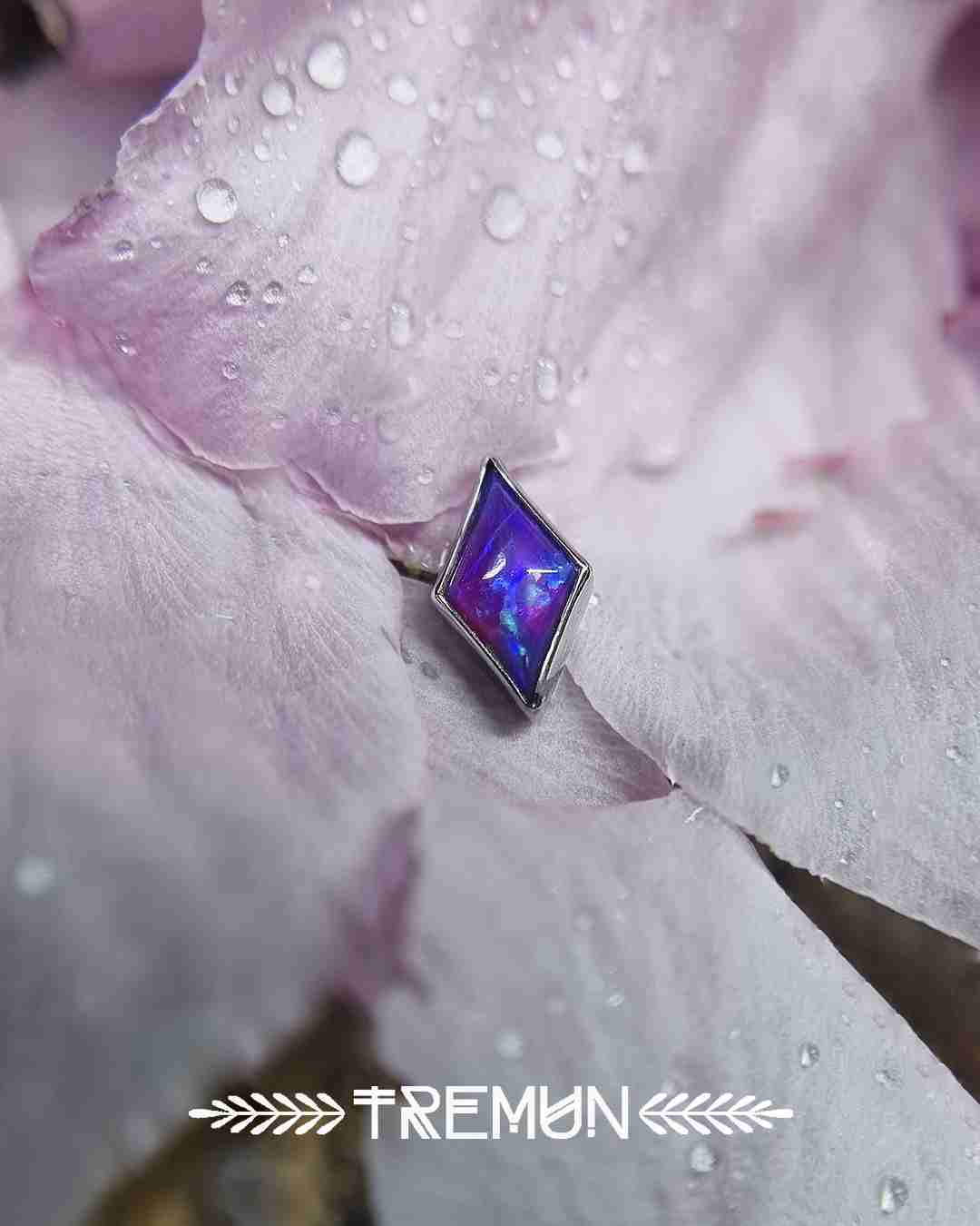Opal Rhombus Purple - Tremun Piercing
