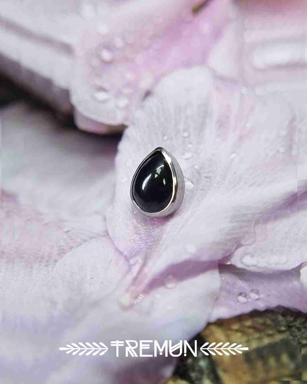 Teardrop Onyx - Tremun Piercing