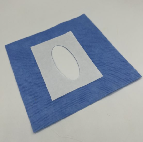 Sterile Field with Oval Aperture for Piercing Studios