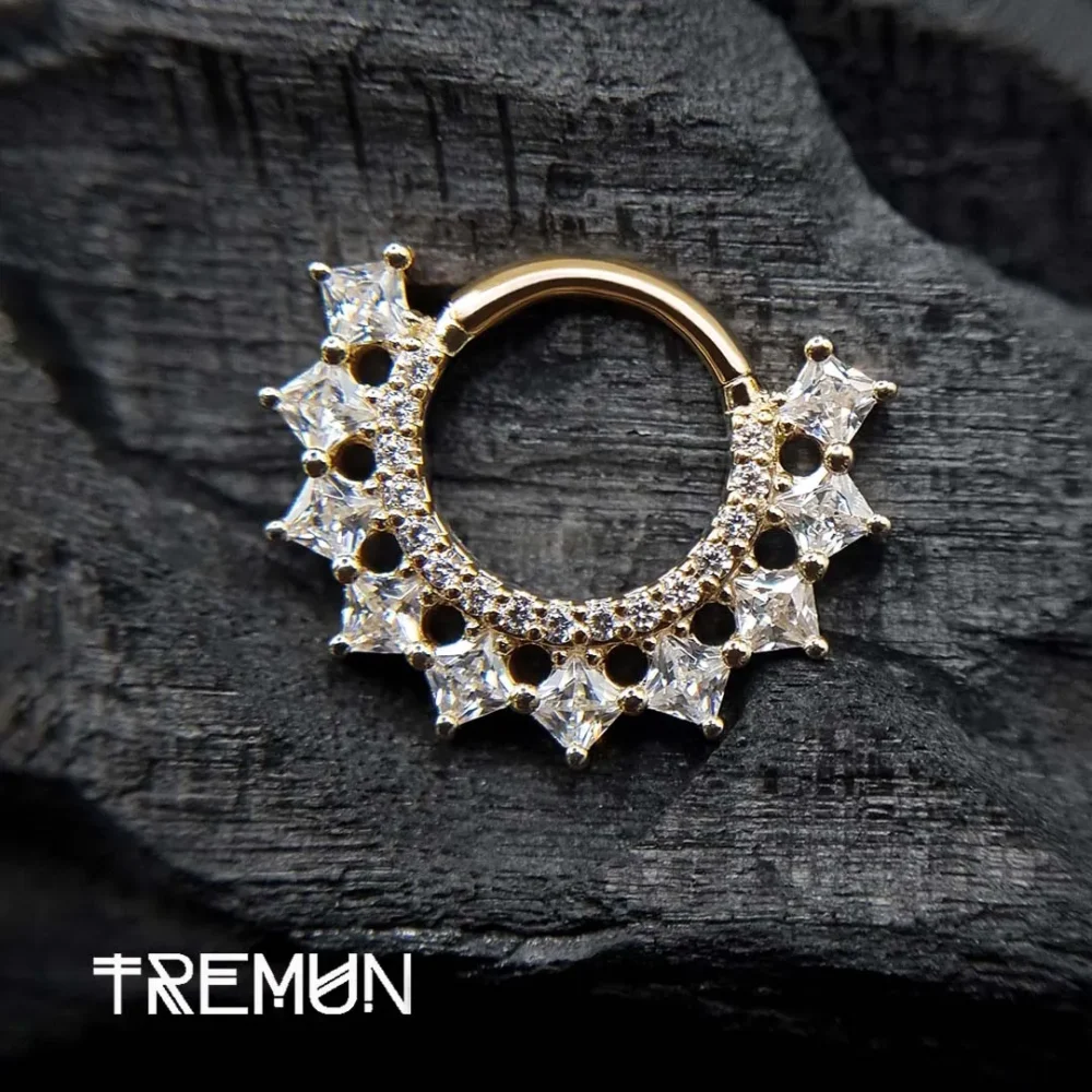 Capu Di Oro - 14k Yellow Gold Hinged Ring