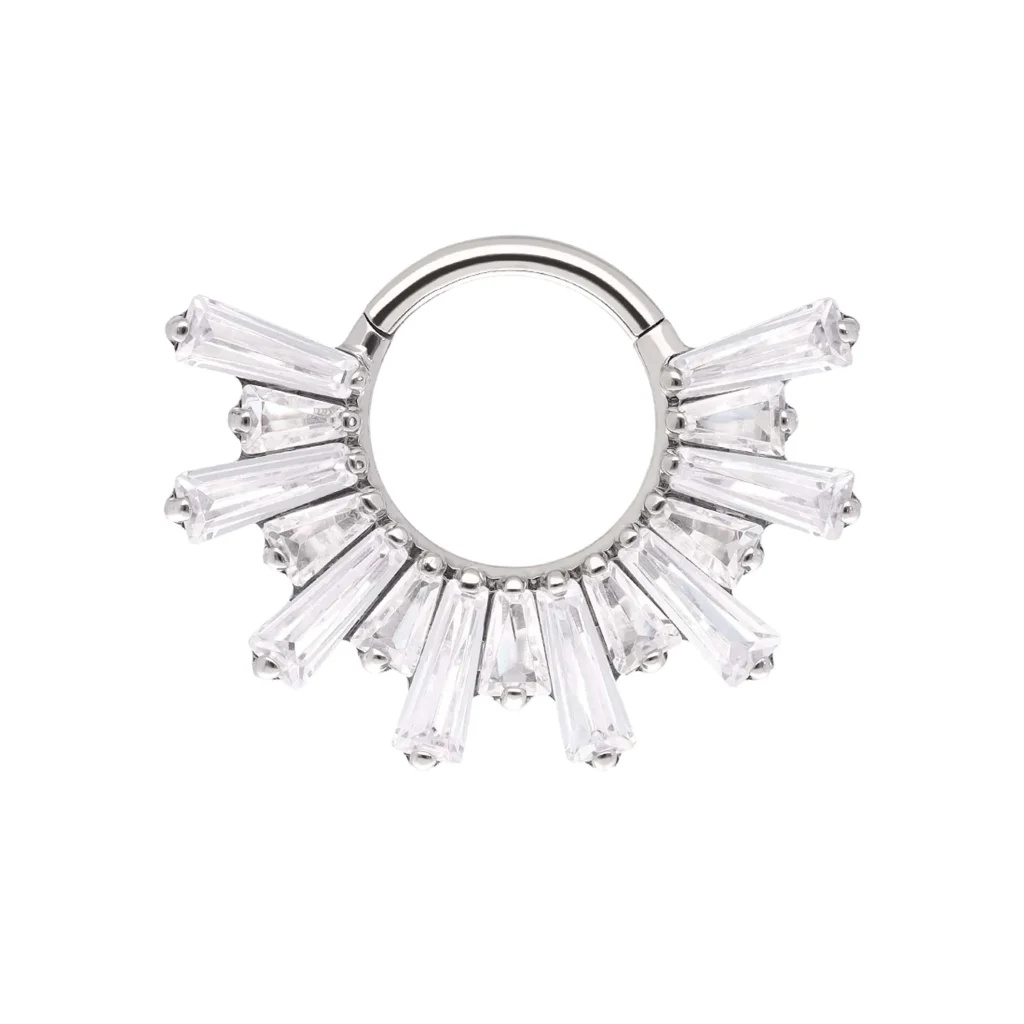 Amanda Titanium Hinged Ring 16G | Tremun Piercing