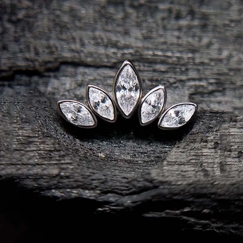 Titanium Tops Piercing Jewelry | Premium Threadless Ends