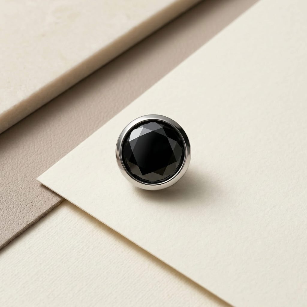 Lilbit Black Push Pin | Titanum Piercing Jewelry